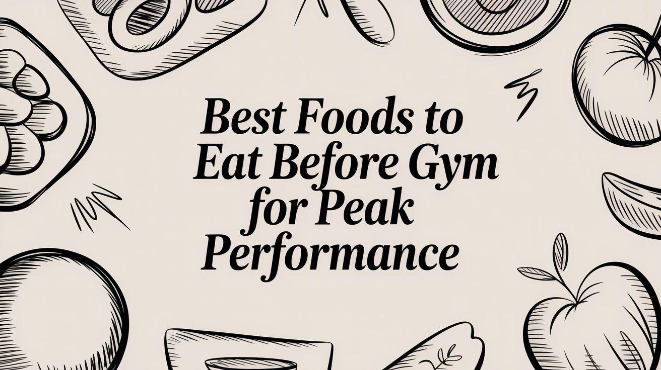 Best foods to eat before gym for peak performance – Gym Snack