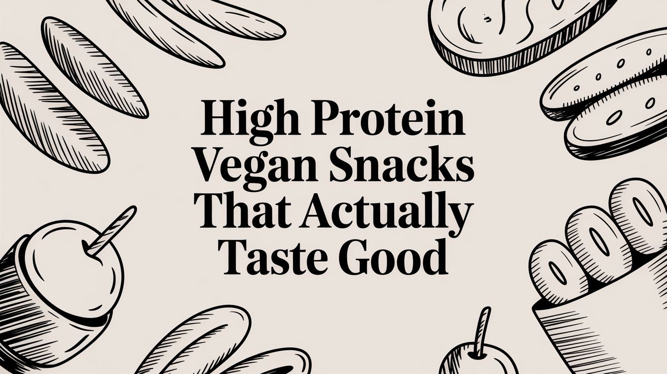 High Protein Vegan Snacks That Actually Taste Good – Gym Snack