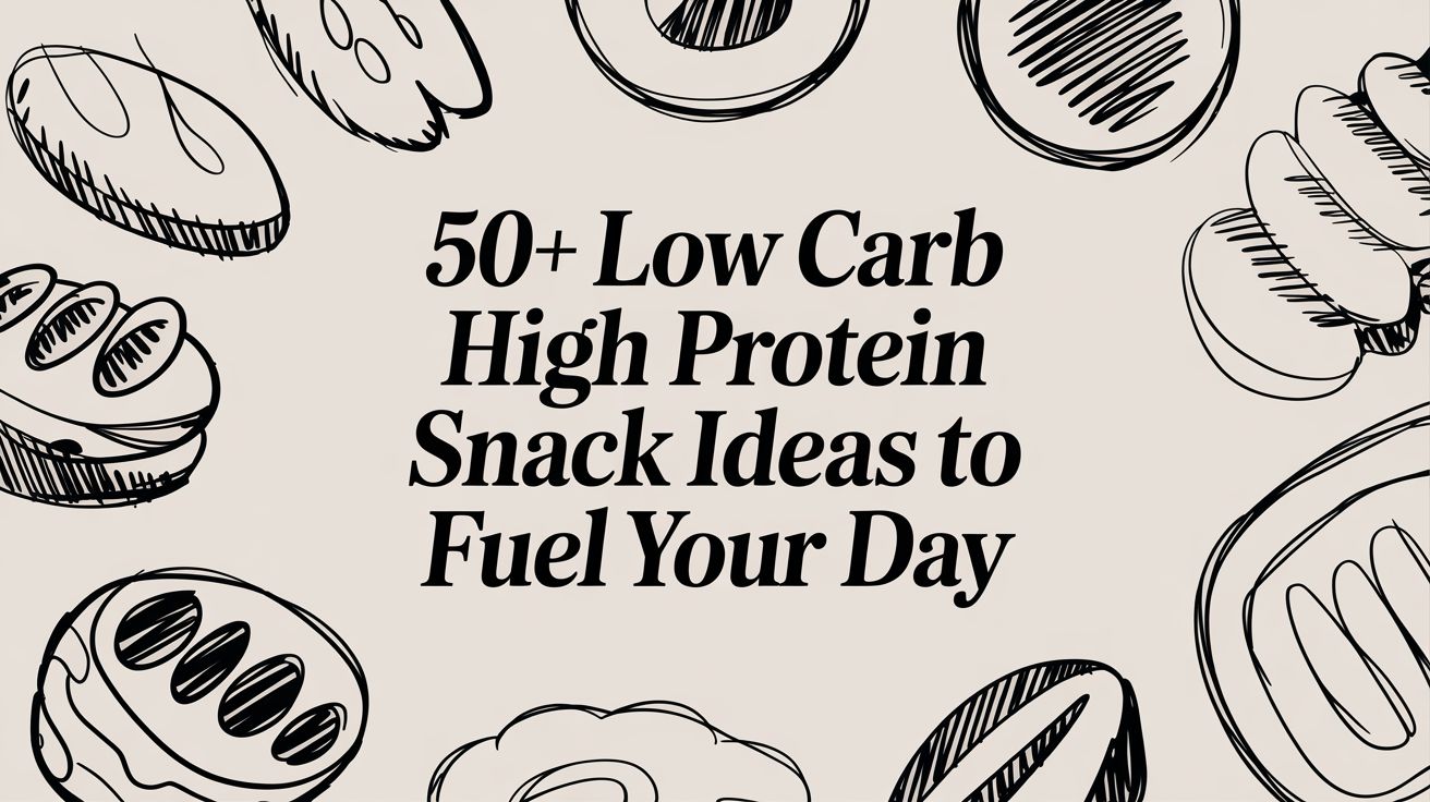 50+ Low Carb High Protein Snack Ideas to Fuel Your Day – Gym Snack