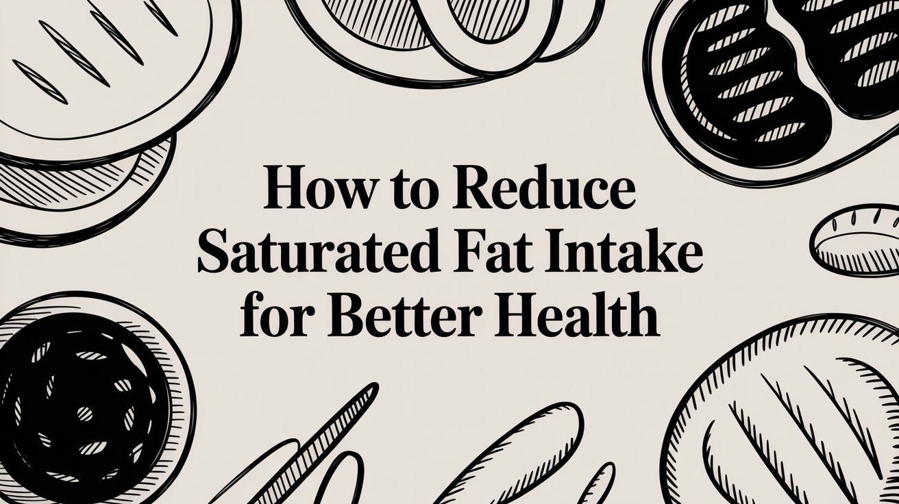 How to Reduce Saturated Fat Intake for Better Health – Gym Snack