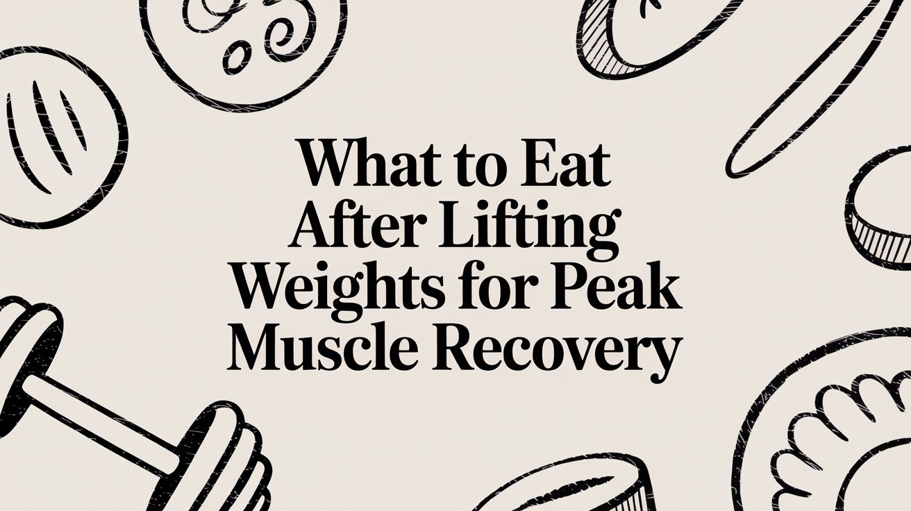 What to Eat After Lifting Weights for Peak Muscle Recovery – Gym Snack